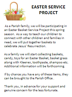 easterserviceproject – Blessed Sacrament Church